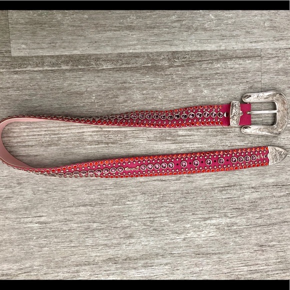 Kippy’s | Accessories | Kippys Pink Rhinestone Cowboy Belt Size 36 ...